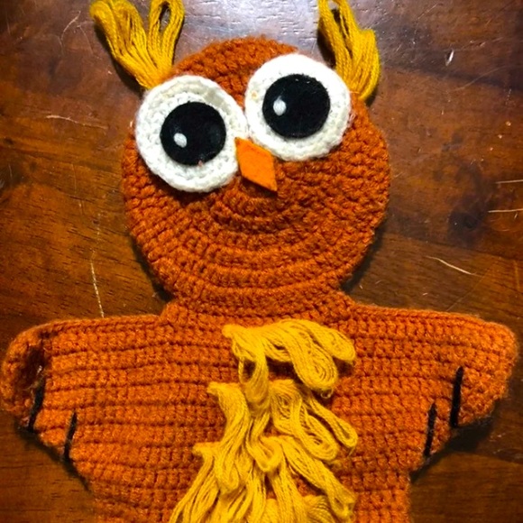 Dakin | Toys | Vintage 975 Dakin Knitted Owl Hand Puppet | Poshmark